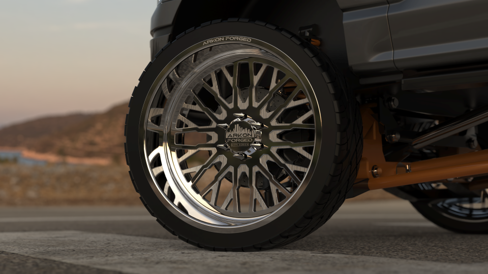 ARKON FORGED Dallas on 2024 Ford F-150 Platinum Lifted | Custom Offsets