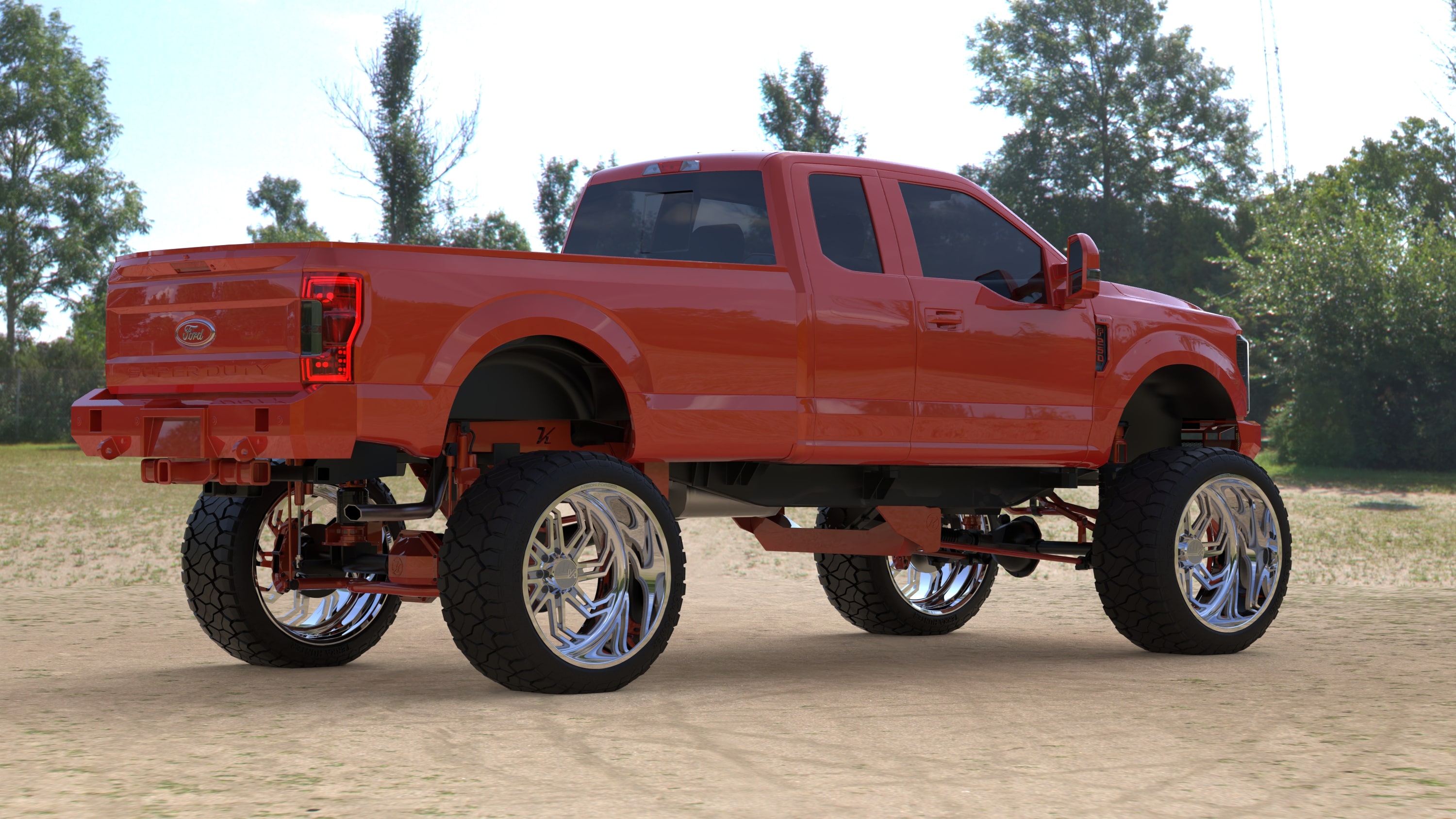 ARKON FORGED Miami on F 250 | Custom Offsets