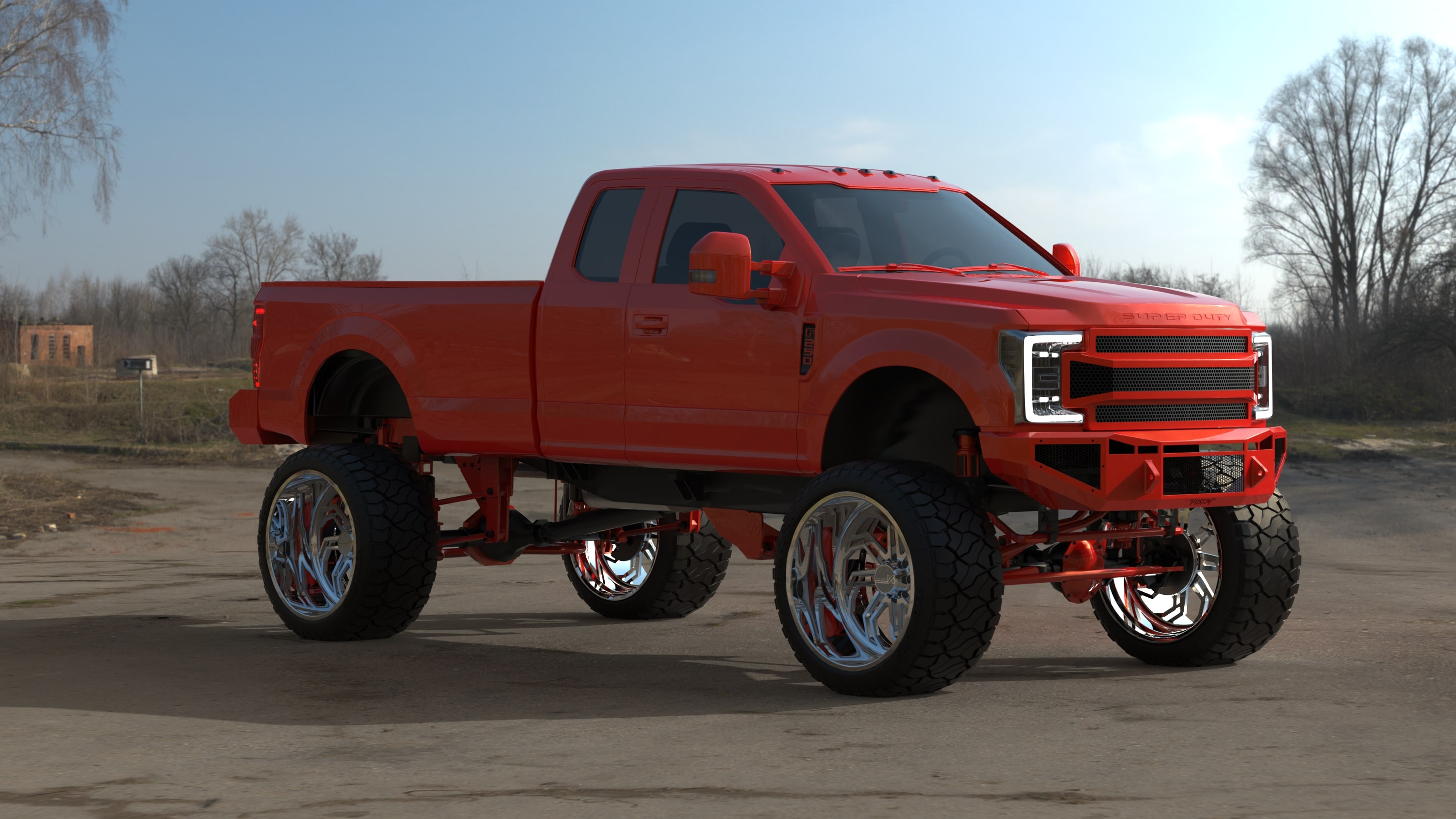 ARKON FORGED Miami on F 250 | Custom Offsets