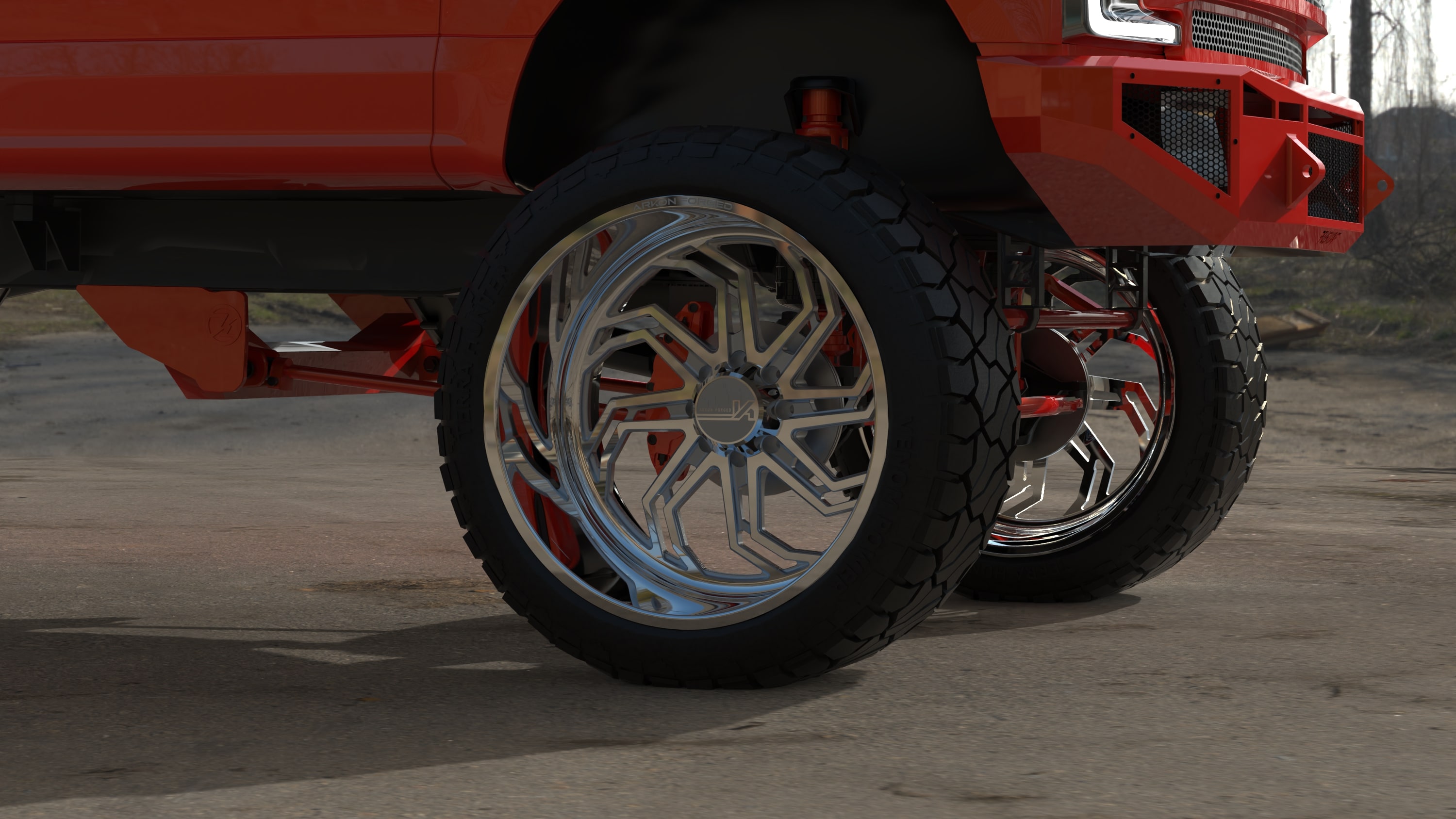 ARKON FORGED Miami on F 250 | Custom Offsets