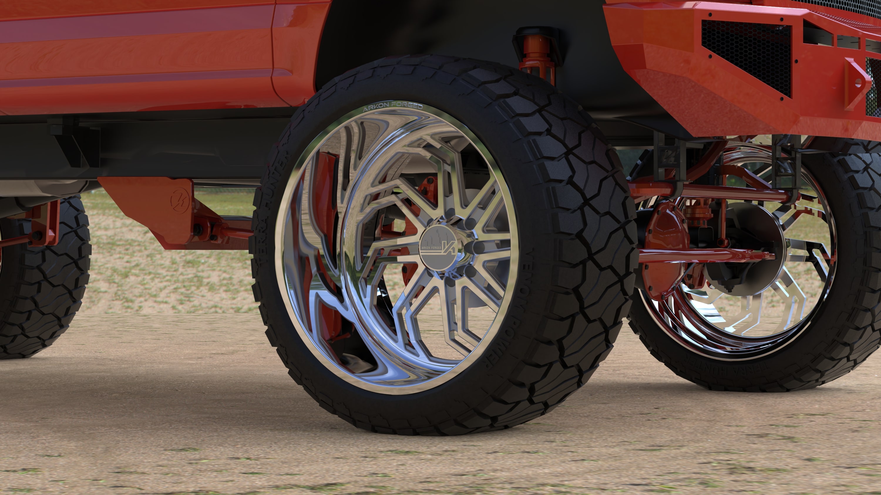 ARKON FORGED Miami on F 250 | Custom Offsets