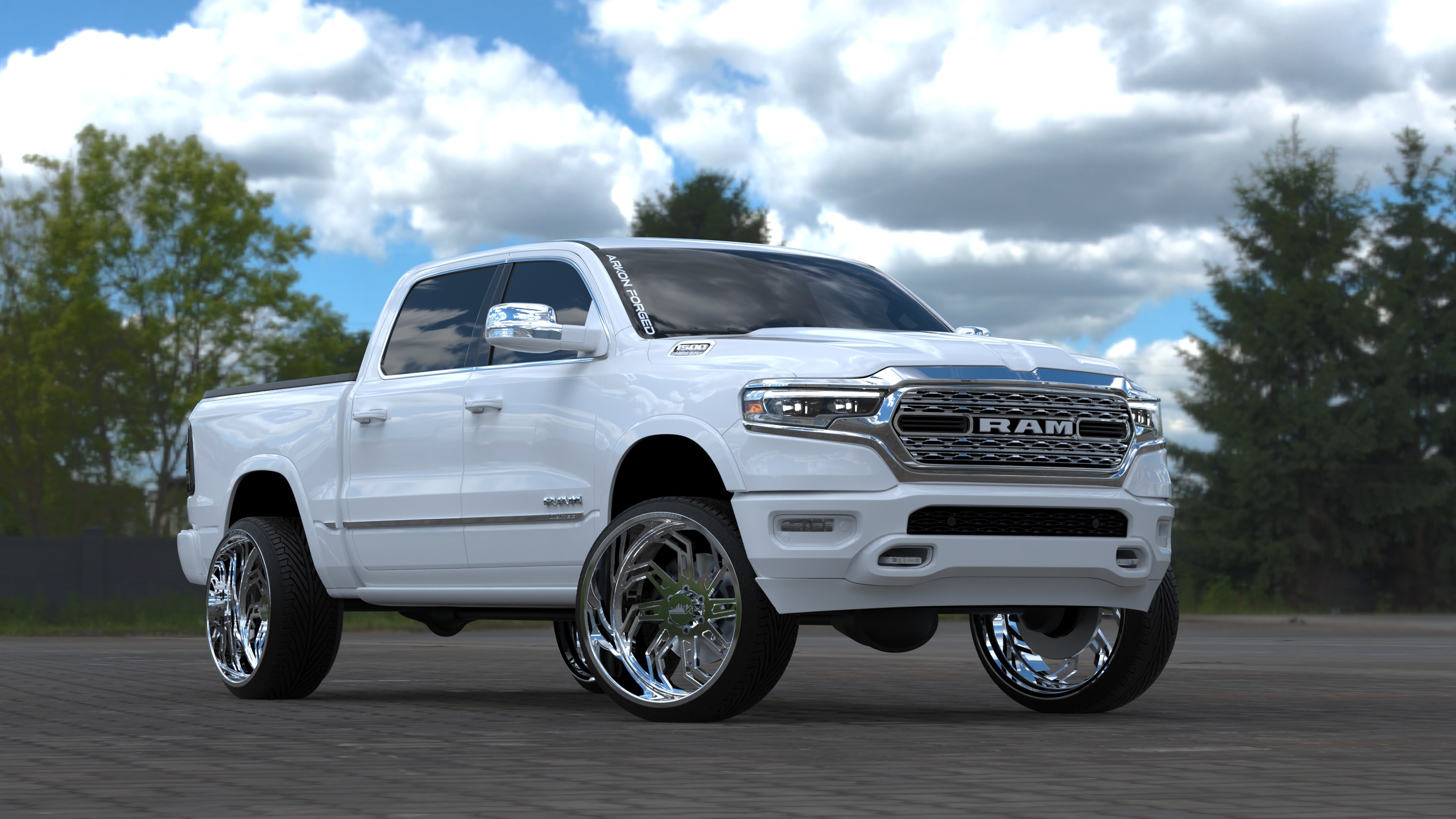 ARKON FORGED Miami on Ram 1500 | Custom Offsets