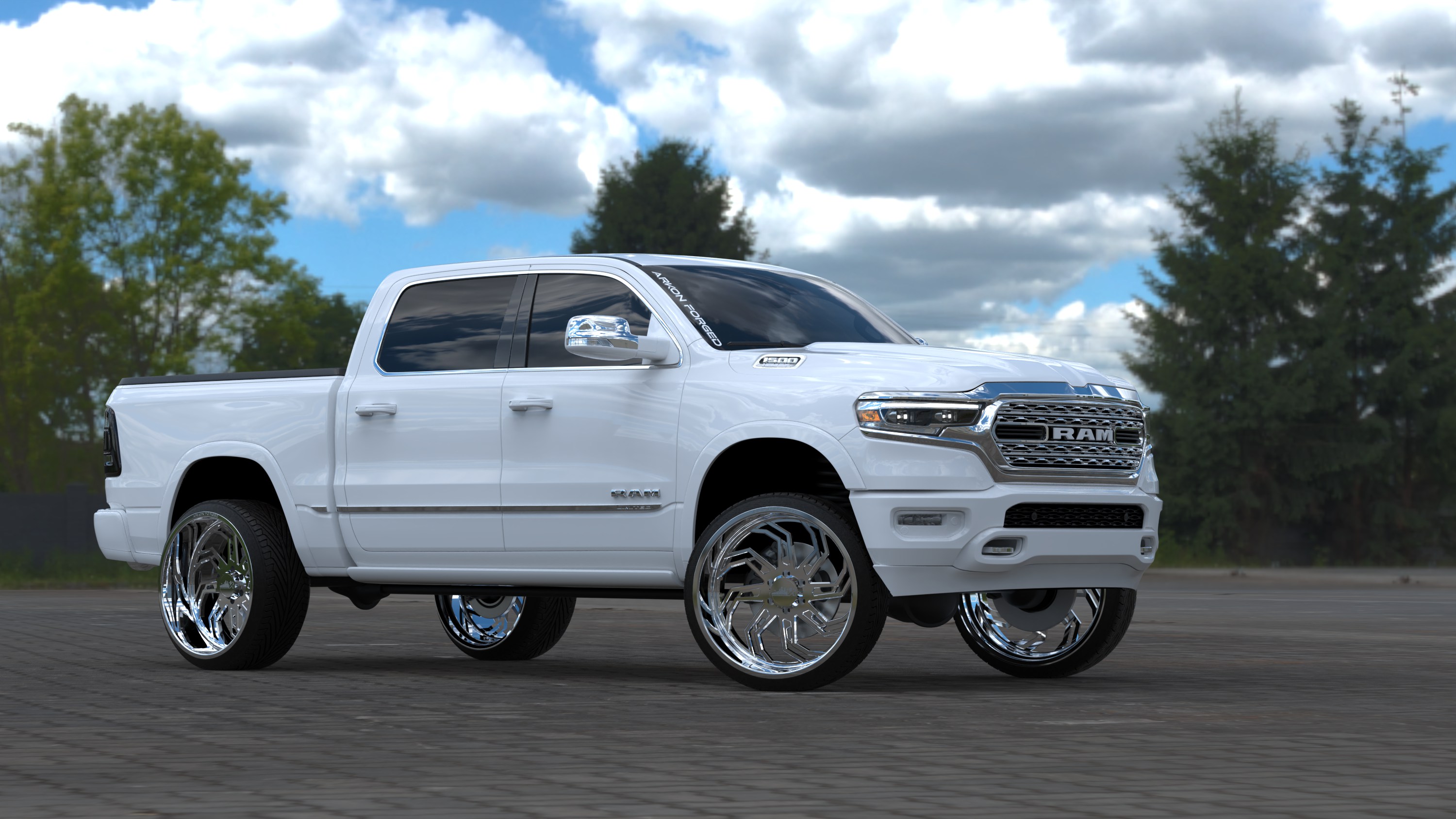 ARKON FORGED Miami on Ram 1500 | Custom Offsets