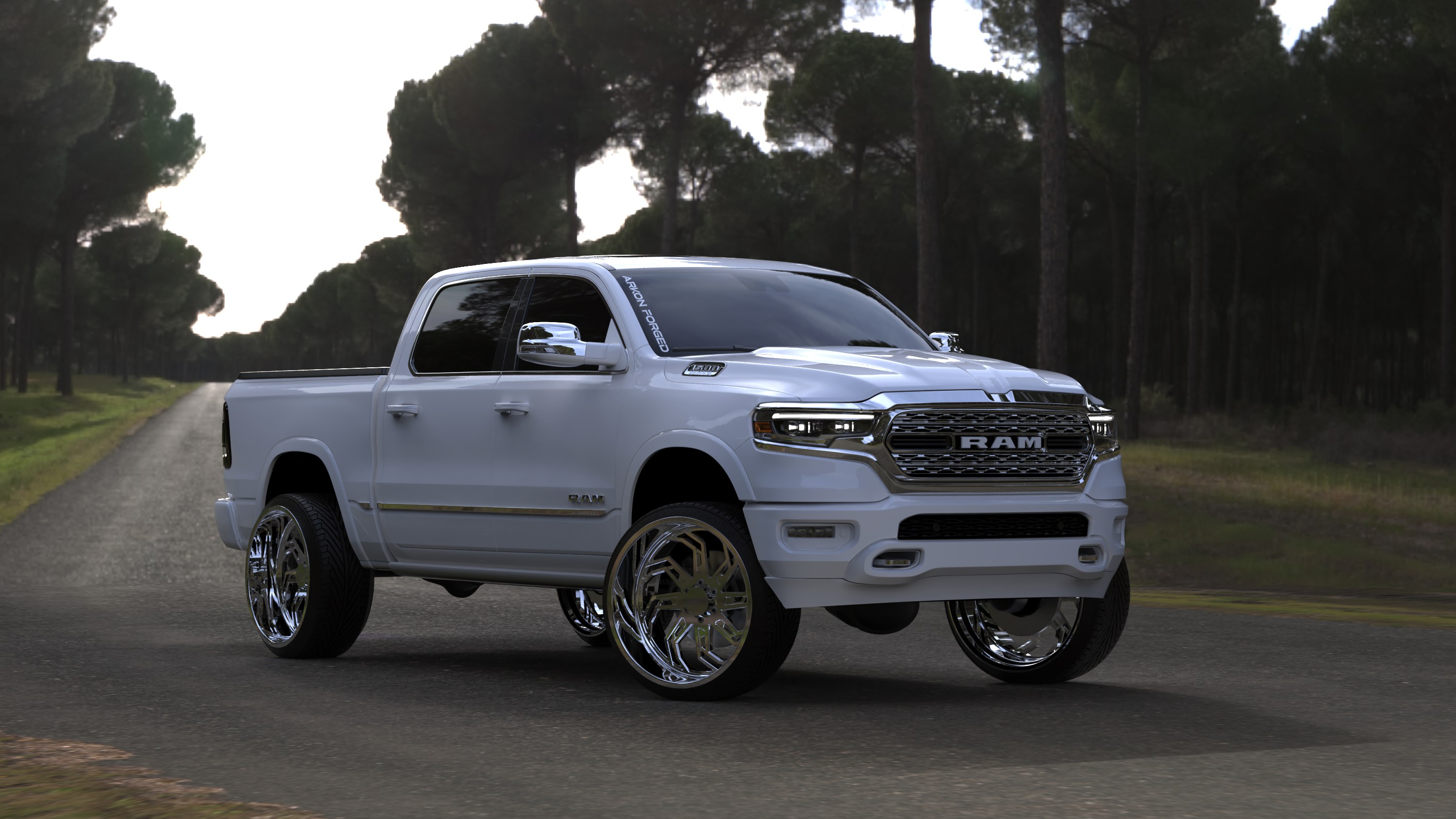 ARKON FORGED Miami on Ram 1500 | Custom Offsets