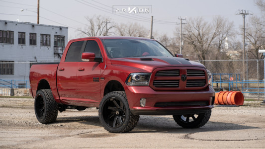2013 Ram 1500 Wheel Offset Slightly Aggressive Leveling Kit | 1023722 ...