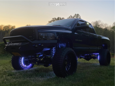 2005 Dodge Ram 2500 Wheel Offset Aggressive > 1" Outside Fender ...