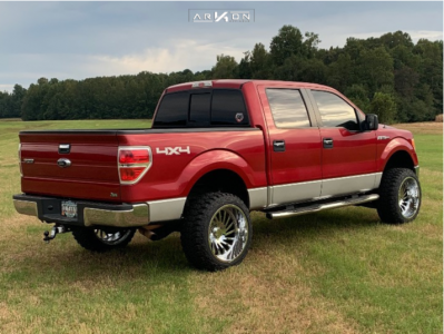 2010 Ford F-150 Wheel Offset Aggressive > 1" Outside Fender Suspension ...