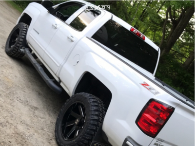2016 Chevrolet Silverado 1500 Wheel Offset Aggressive > 1" Outside ...