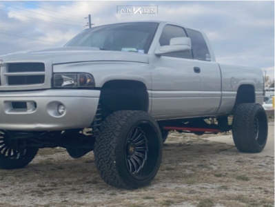 2002 Dodge Ram 2500 Wheel Offset Hella Stance >5" Suspension Lift 5 ...