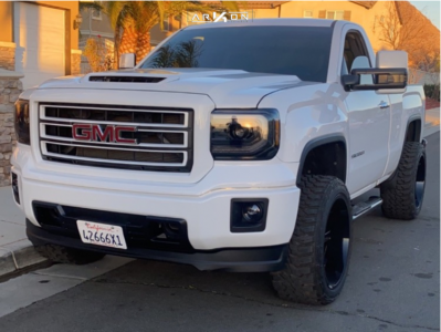 2014 GMC Sierra 1500 Wheel Offset Aggressive > 1" Outside Fender ...