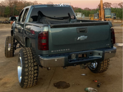 2012 Chevrolet Silverado 1500 Wheel Offset Hella Stance >5" Lifted >12 ...