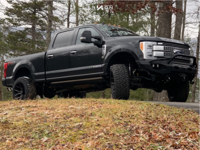 2019 Ford F-250 Super Duty Wheel Offset Aggressive > 1" Outside Fender ...