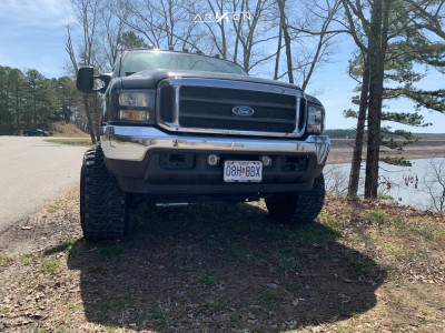2002 Ford F-250 Super Duty Wheel Offset Aggressive > 1" Outside Fender ...