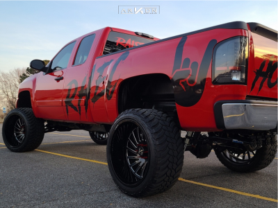 2008 Chevrolet Silverado 1500 Wheel Offset Super Aggressive 3"-5 ...