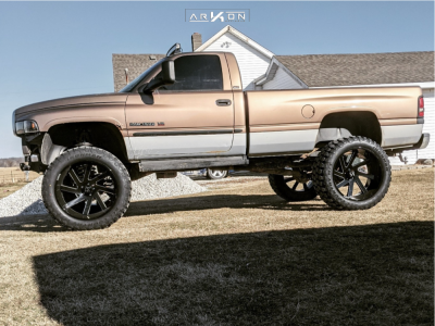 2000 Dodge Ram 1500 Wheel Offset Hella Stance >5" Suspension Lift 5 ...