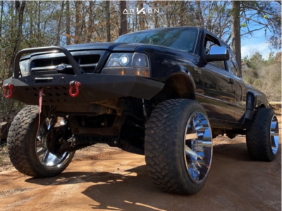 2000 Ford Ranger Wheel Offset Hella Stance >5" Suspension Lift 8 ...