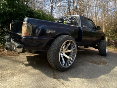 2000 Ford Ranger Wheel Offset Hella Stance >5" Suspension Lift 8 ...
