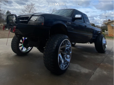 2000 Ford Ranger Wheel Offset Hella Stance >5" Suspension Lift 8 ...