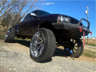 2000 Ford Ranger Wheel Offset Hella Stance >5" Suspension Lift 8 ...