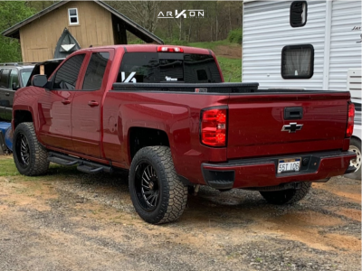 2018 Chevrolet Silverado 1500 Wheel Offset Aggressive > 1" Outside ...