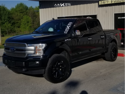 2018 Ford F-150 Wheel Offset Slightly Aggressive Leveling Kit | 1654183 ...