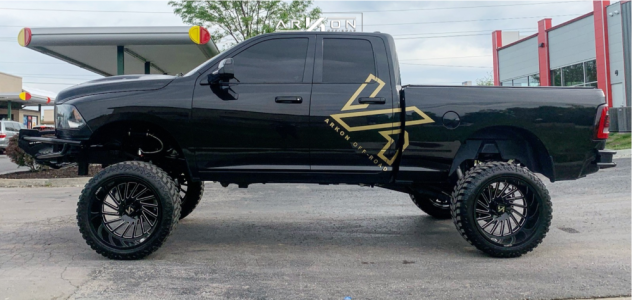 2018 Ram 1500 Wheel Offset Hella Stance >5" Suspension Lift 12 ...