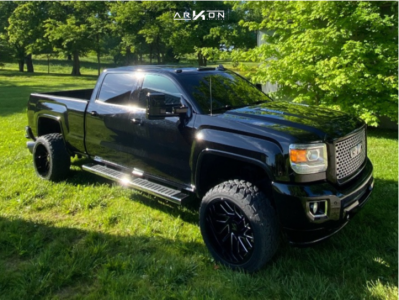 2016 GMC Sierra 2500 HD Wheel Offset Aggressive > 1" Outside Fender ...