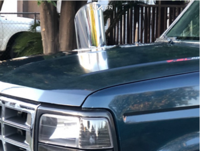 1995 Ford F-250 Wheel Offset Aggressive > 1" Outside Fender Stock ...