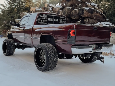 2002 Dodge Ram 2500 Wheel Offset Hella Stance >5" Suspension Lift 5 ...