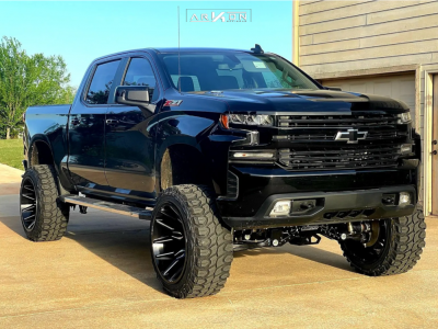2020 Chevrolet Silverado 1500 Wheel Offset Aggressive > 1" Outside ...