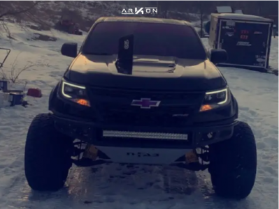 2018 Chevrolet Colorado Wheel Offset Hella Stance >5" Suspension Lift 4 ...