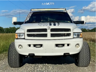 2001 Dodge Ram 1500 Wheel Offset Hella Stance >5" Suspension Lift 2.5 ...