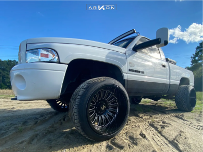 2001 Dodge Ram 1500 Wheel Offset Hella Stance >5" Suspension Lift 2.5 ...