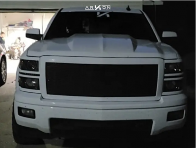 2015 Chevrolet Silverado 1500 Wheel Offset Aggressive > 1" Outside ...