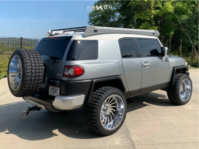 2012 Toyota FJ Cruiser Wheel Offset Super Aggressive 3"-5" Leveling Kit ...