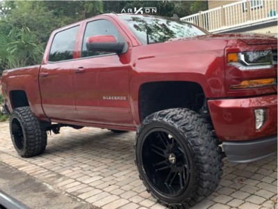 2016 Chevrolet Silverado 1500 Wheel Offset Super Aggressive 3"-5 ...