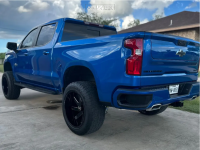 2022 Chevrolet Silverado 1500 Wheel Offset Aggressive > 1" Outside ...