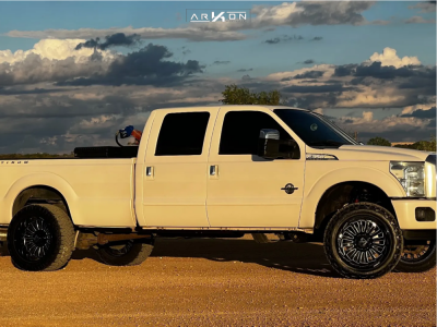 2015 Ford F-350 Super Duty Wheel Offset Aggressive > 1" Outside Fender ...