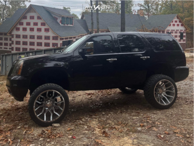 2007 GMC Yukon Wheel Offset Super Aggressive 3"-5" Suspension Lift 7.5 ...