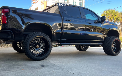 2020 Chevrolet Silverado 1500 Wheel Offset Super Aggressive 3"-5 ...