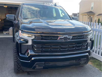 2022 Chevrolet Silverado 1500 Wheel Offset Aggressive > 1" Outside ...