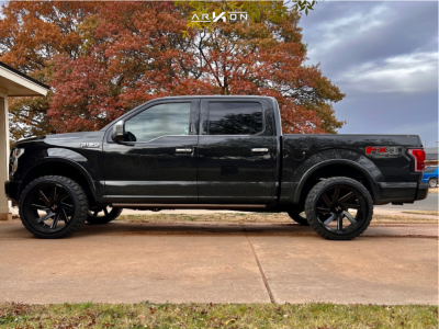 2015 Ford F-150 Wheel Offset Hella Stance >5" Leveling Kit | 2503319 ...
