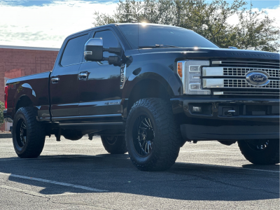 2017 Ford F-250 Super Duty Wheel Offset Aggressive > 1" Outside Fender ...