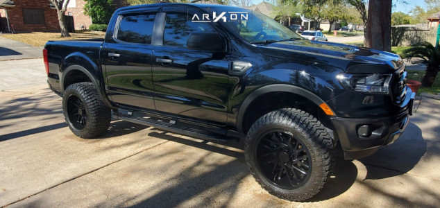 2021 Ford Ranger Wheel Offset Aggressive > 1" Outside Fender Suspension ...