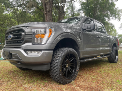 2022 Ford F-150 Wheel Offset Aggressive > 1" Outside Fender Leveling ...