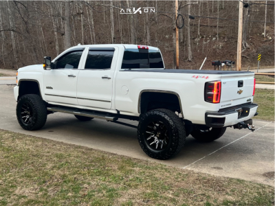2016 Chevrolet Silverado 2500 HD Wheel Offset Aggressive > 1" Outside ...