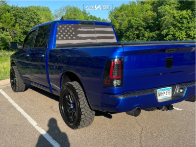 2015 Ram 1500 Wheel Offset Aggressive > 1" Outside Fender Leveling Kit ...