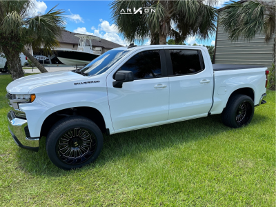 2020 Chevrolet Silverado 1500 Wheel Offset Super Aggressive 3"-5 ...