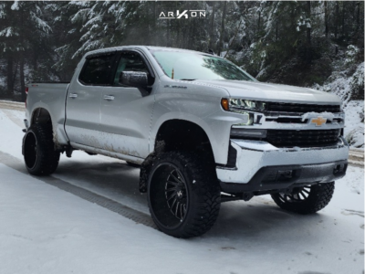 2020 Chevrolet Silverado 1500 Wheel Offset Aggressive > 1" Outside ...