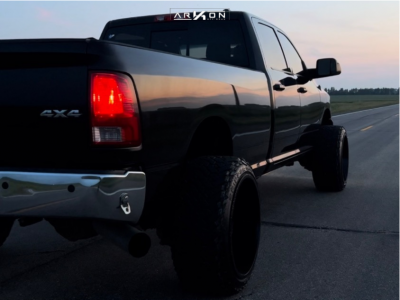 2010 Dodge Ram 3500 Wheel Offset Hella Stance >5" Leveling Kit ...